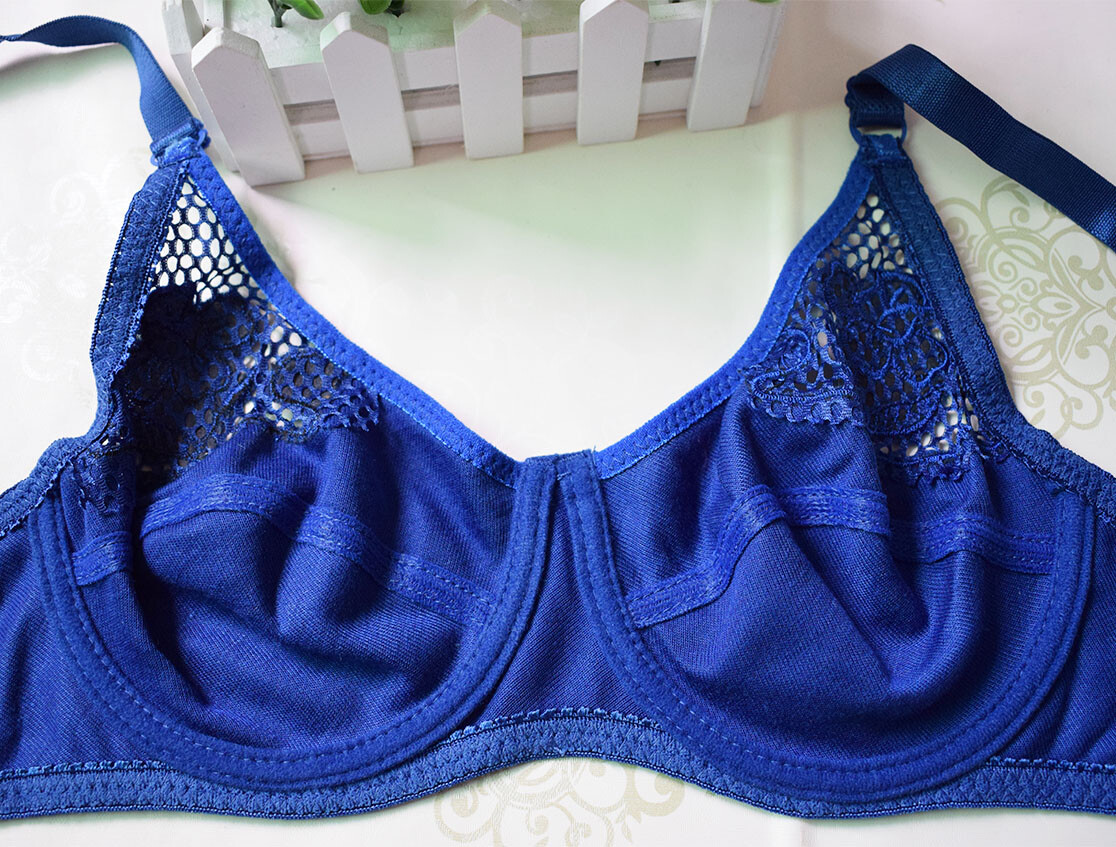 Lovely Womens Bra Unlined Bras 30-38 A B C D Cup Perspective Lace ...