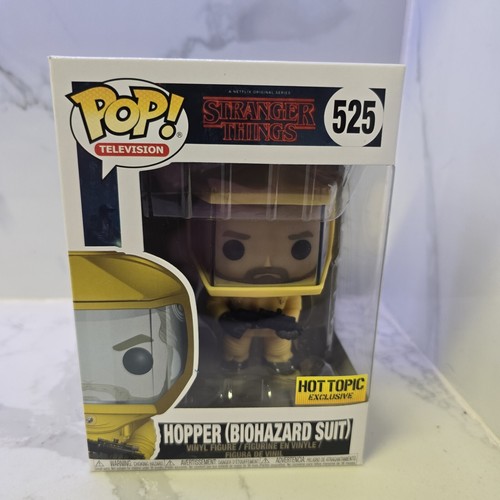 Funko Pop Stranger Things Hopper Biohazard Suit Hot Topic Exclusive 525 ...