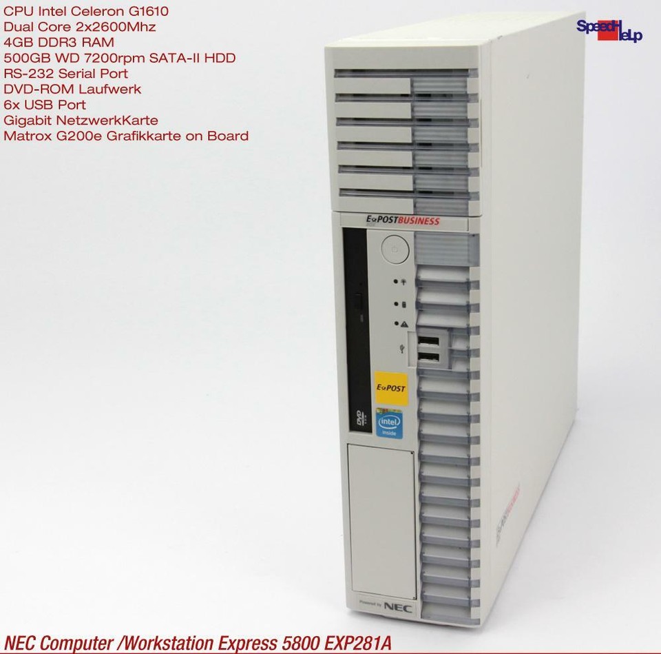 Nec Express 5800 Exp281a Workstation Pc Computer Gigabyte Ga-6uasv ...