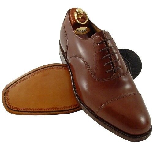 Loake 200CH Mens Brown Leather Oxford Lace Up Welted Leather Sole ...