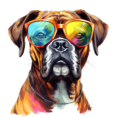 XXL cane con occhiali da sole auto adesivo cani sticker | eBay