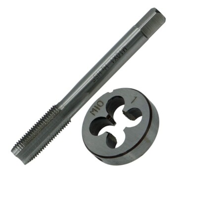 US Stock HSS M10 x 1mm Tap & M10 x 1.0mm Die Metric Thread Right Hand ...