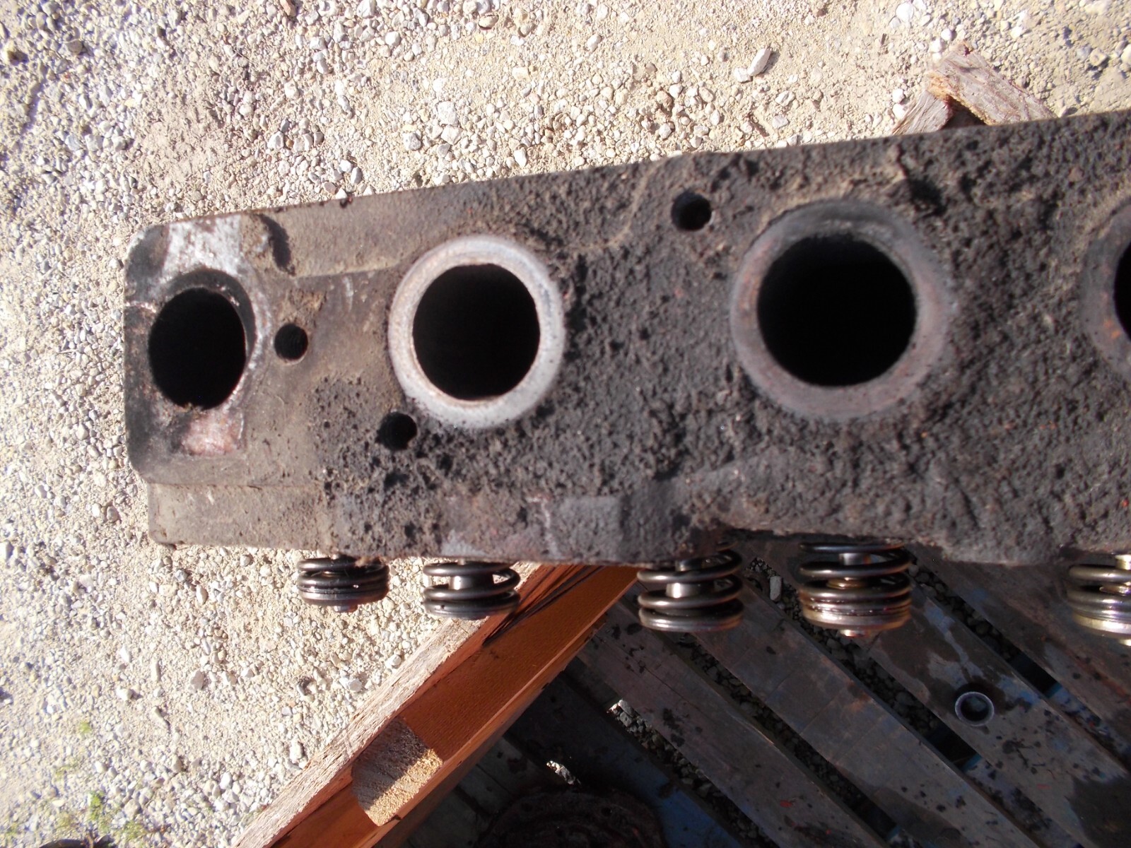 Allis Chalmers AC D17 tractor engine motor cylinder head 4472-3 w ...