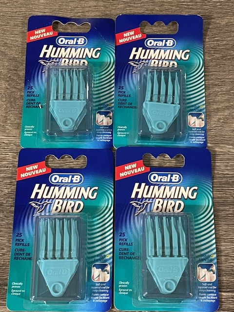 Oral-B Hummingbird 1 Pkg of 25 Pick Replacement Flosser Refills for ...