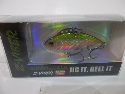 EuroTackle Z Viber 1.6" 1/8 oz tungsten ice fishing lure Choose your ...