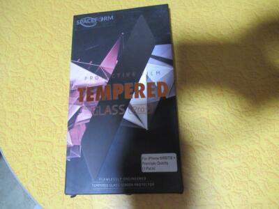 SpaceForm Protective Film Tempered Glass Pro+ iPhone 6 6S 7 8 + THREE ...