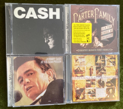 Cash/Carter Families Four CDs - Carter Family, Johnny Cash, Rosanne ...