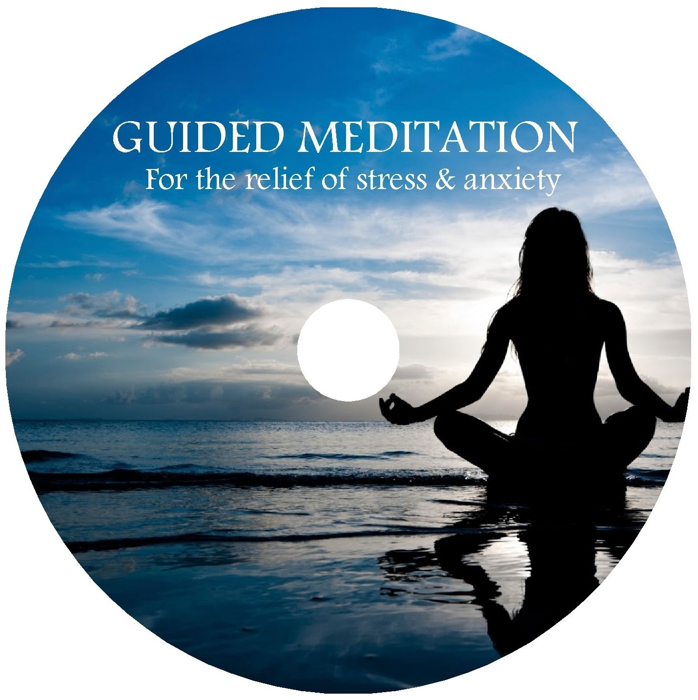 GUIDED MEDITATION CD FOR THE RELIEF OF STRESS & ANXIETY + RELAXATION ...