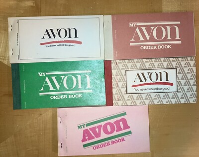 Avon Vintage 1980-90s Lot Of 5 Ordering Books Receipt Pads #2 Mixed Lot ...