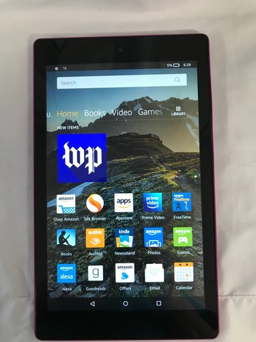 Amazon Kindle Fire HD 8 6th Gen. 16GB, pink *** EXCELLENT CONDITION ...
