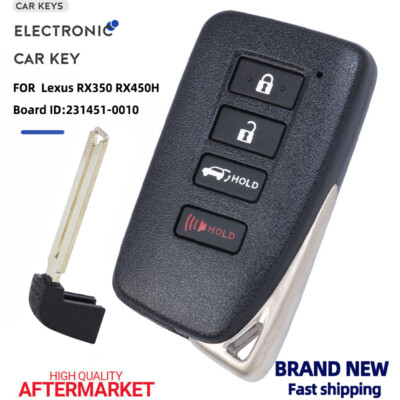For Lexus RX350 RX450H Smart Key Keyless Remote Fob HYQ14FBB 231451 ...