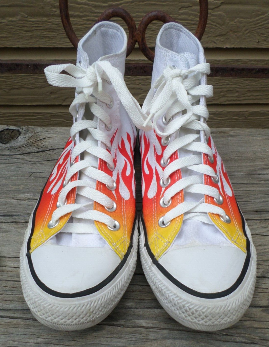 Converse Chuck Taylor All Star Flame Canvas Hi Sneake… - Gem