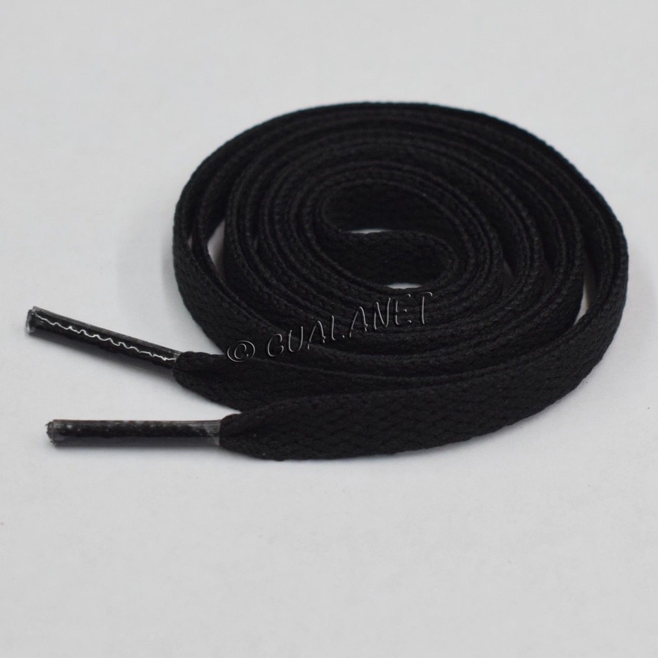 FLAT NEON Colored Shoelaces Sport Shoe Strings Athletic Sneakers Boot ...