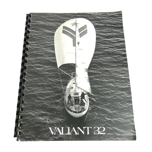 Vintage Sailboat Boat Dealer Sales Brochure Valiant Yacht 32 Price List ...