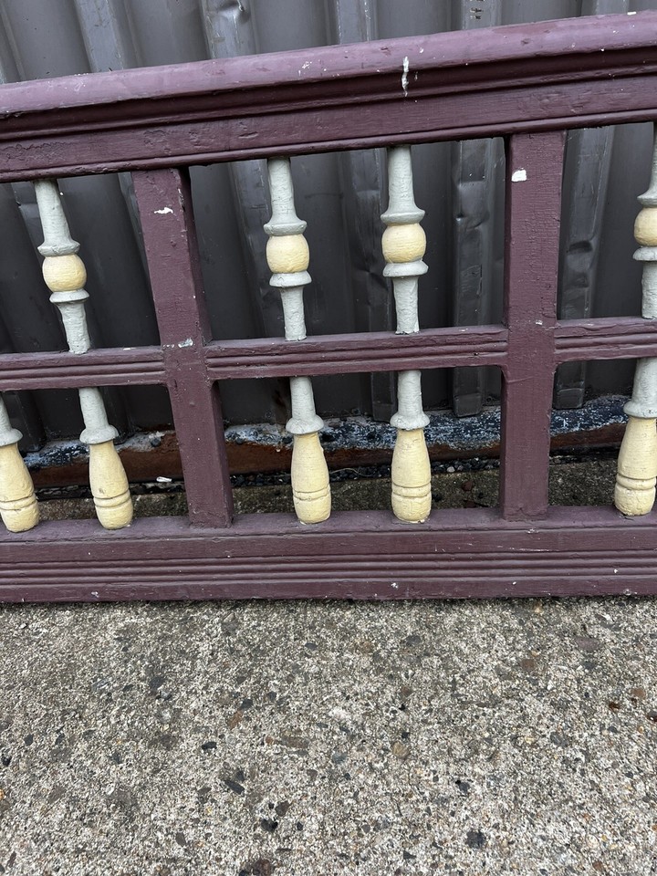circa 1880 victorian porch railing balustrade length - 125” x 23” x 4 ...