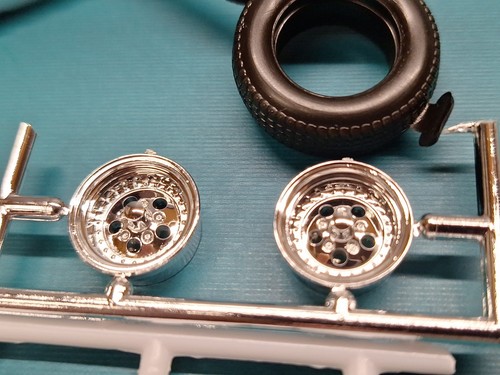 Revell AMT Ertl Monogram MPC 1/24 Model Part Custom Chrome Wheels ...