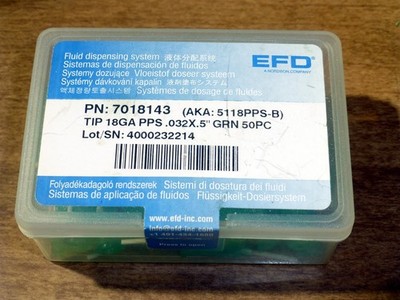 Nordson EFD 7018143 eFD Dispense Needle Flexible 18AWG .5 inch Green ...