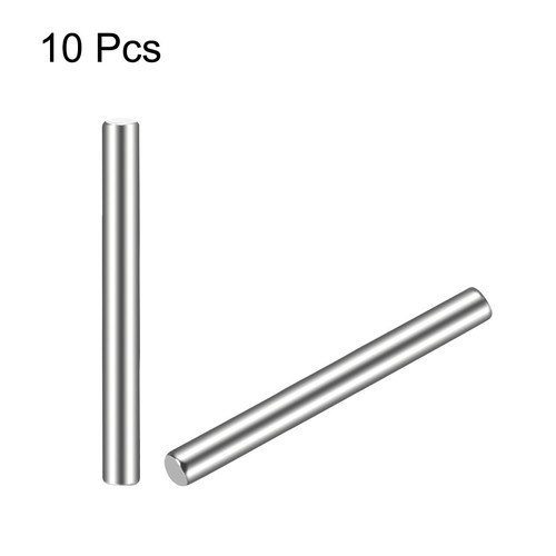 10Pcs Dowel Pin 304 Stainless Steel Shelf Support Pin Fasten 2mm x 20mm ...