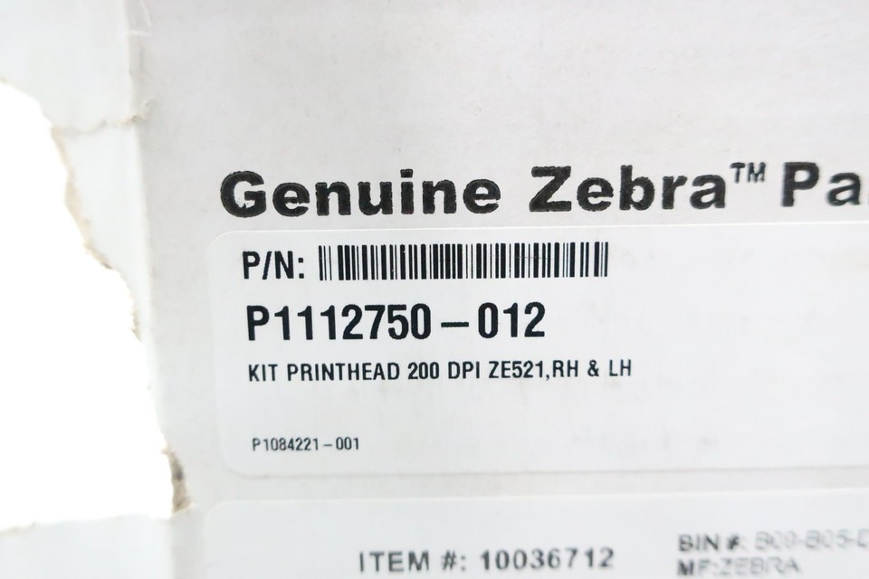 Zebra P1112750-012 Printhead | eBay