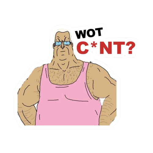 BIG LEZ STICKER jdm jap slammed drift funny, meme car decal, Sticker ...