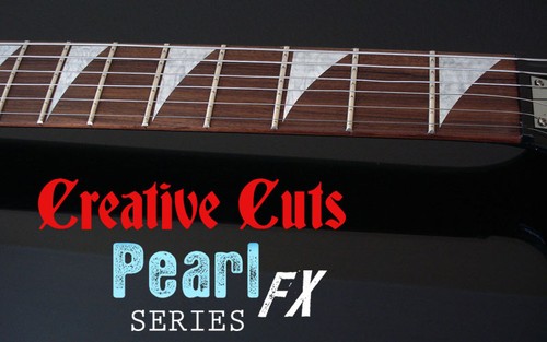 Shark Fin MOP Fretboard Markers Vinyl Inlay Stickers Decal for ANY ...