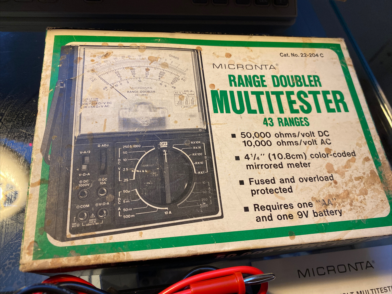 Micronta 22-204c Range Doubler Multitester 43 Ranges 50k V DC for sale ...
