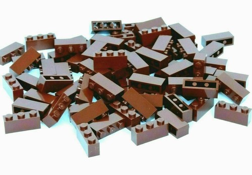 50x Lego Classic 1 x 3 Building Blocks - Brown | eBay