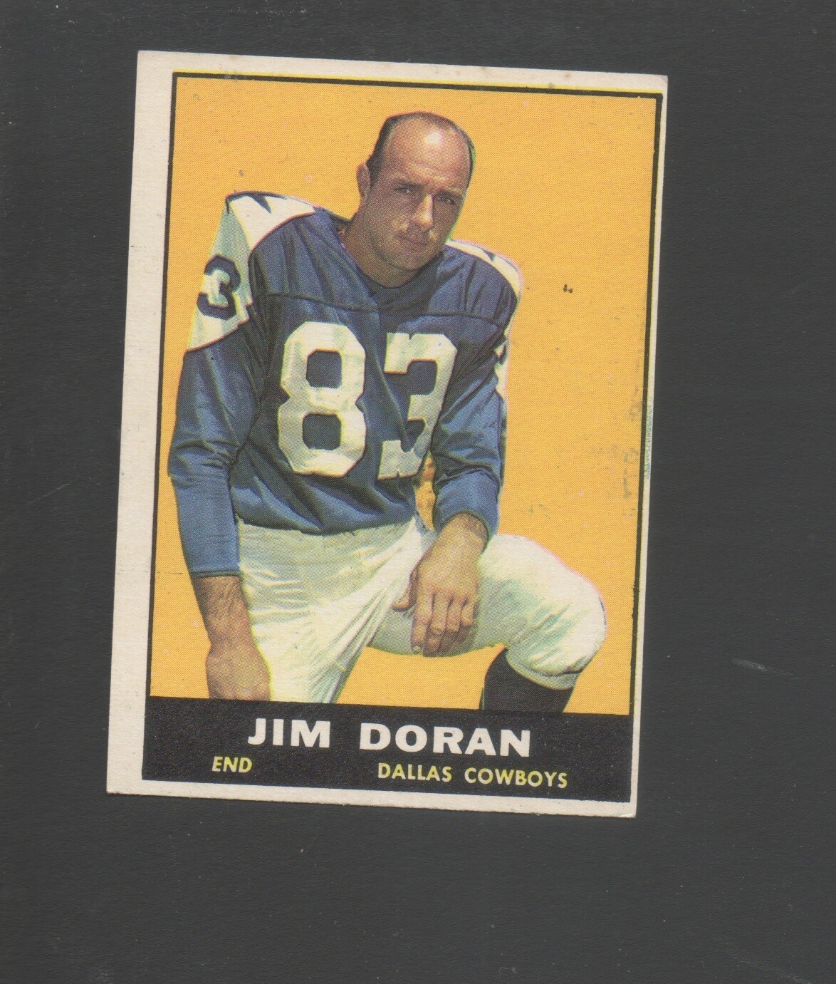 1961 Topps Football Card #23 Jim Doran-Dallas Cowboys Ex Mint Card | eBay