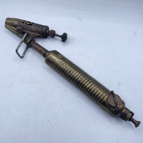 Blow Torch G. Barthel Benzin Brass Spirit Vintage German Untested Gr.61 ...