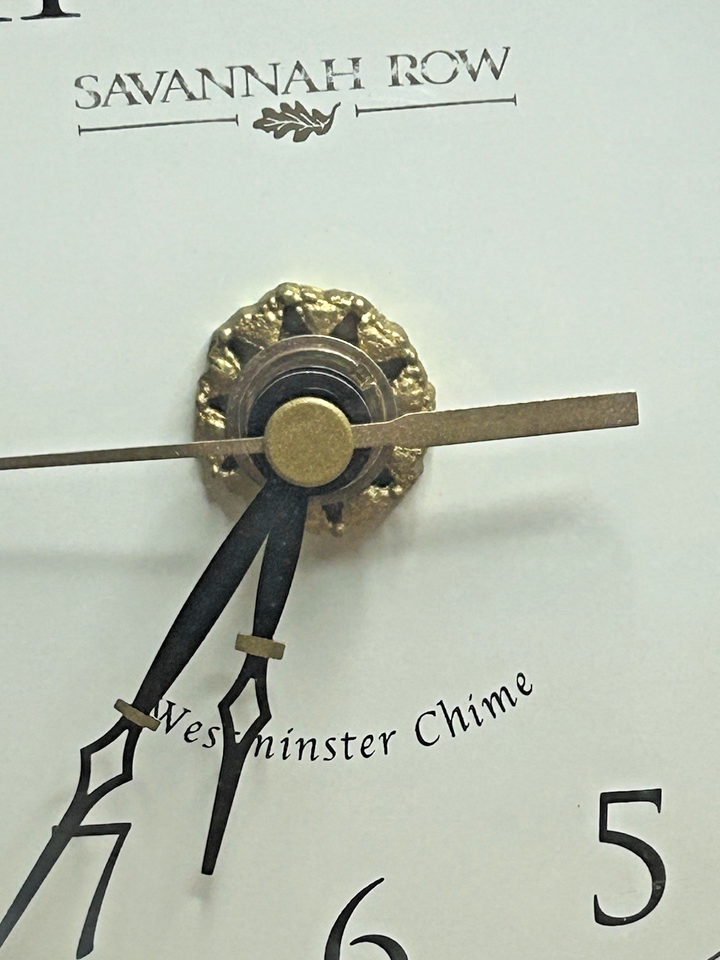 SAVANNAH ROW MANTLE CLOCK WITH WESTMINSTER CHIME | eBay