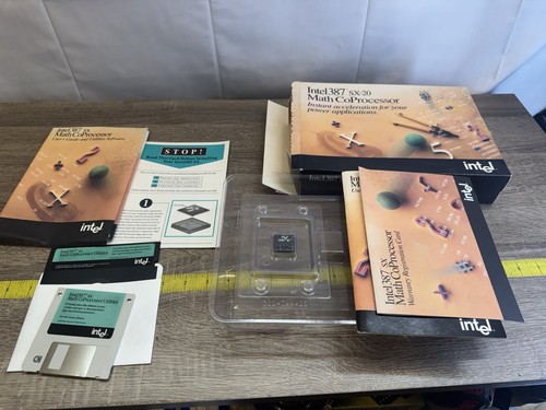 Vintage Intel 387™ SX Math CoProcessor SX-20 – Complete in Box | eBay