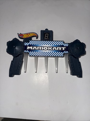 Hot Wheels Mario Kart Rainbow Road Finish Line Working Lights Sounds | eBay