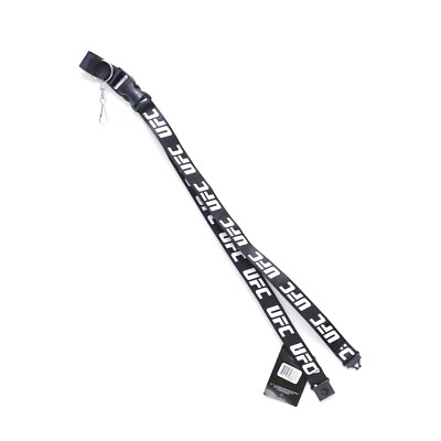 UFC LANYARD KEY-CHAIN STRAP *NEW* BLACK AND RED MIXED MARTIAL ARTS ...