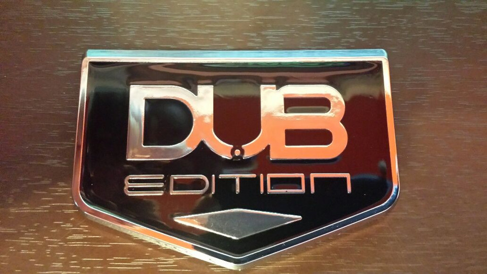 3D DUB EDITION Universal Car Badge Emblem 3M Stick On Hood Fender Trunk ...
