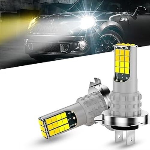 YONGMING H7 Led Headlight Bulbs 12V White/Yellow H7 LED Fog Light Bulb ...