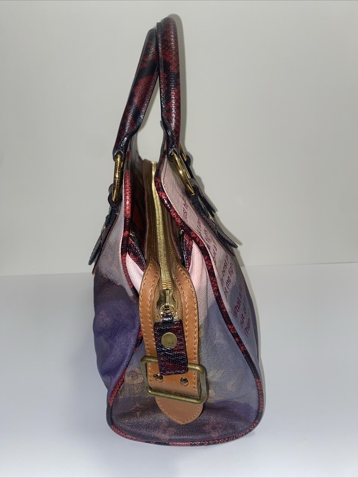 LOUIS VUITTON Vintage LV Logo Monogram Jokes Graduate Tote Bag Brown ...