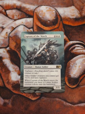 Magic the Gathering Captain of the Watch Hand Painted Custom MTG Alter ...