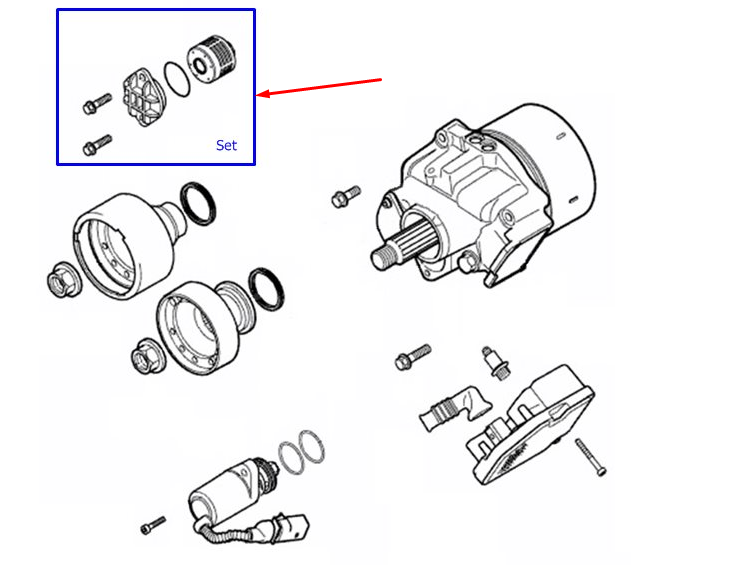 Volvo Xc90 Mk1 AOC Haldex Filter Kit 31325173 Genuine for sale online ...