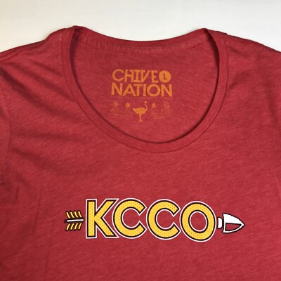 Kansas City Chiefs Chive Nation KCCO Red Short Sleeve Women's Shirt ...