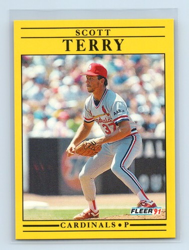 1991 Fleer Scott Terry St. Louis Cardinals #647 | eBay