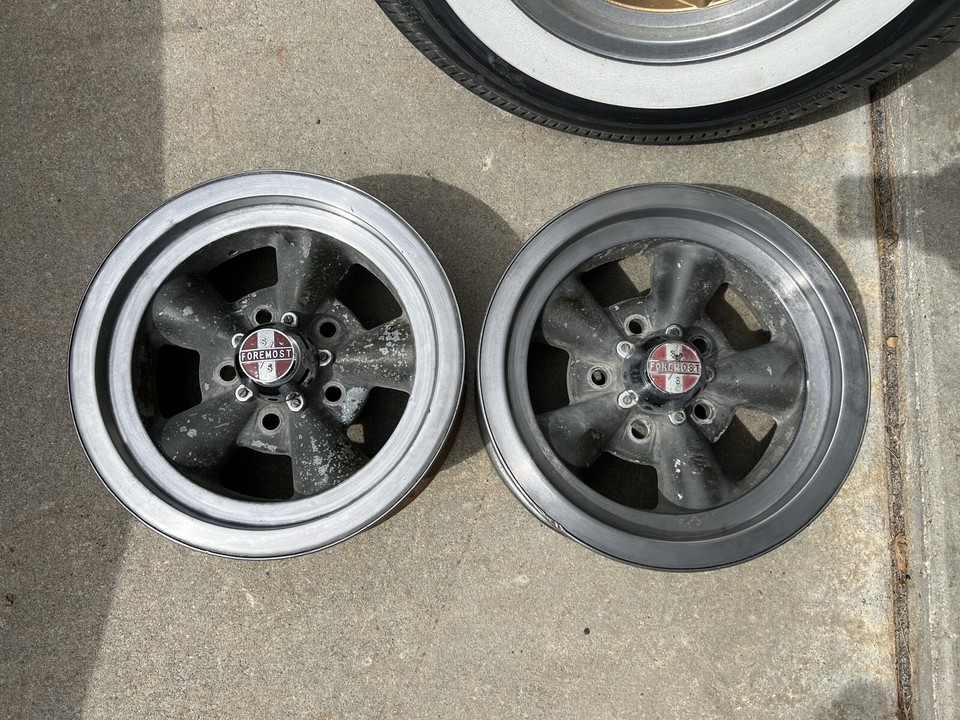 14x6 5x4.75 Foremost S/S Vintage Mag Wheel JC Penny 1967 | eBay