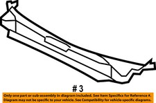 Jeep CHRYSLER OEM Cherokee-cowl Panel Windshield Wiper Motor Cover ...