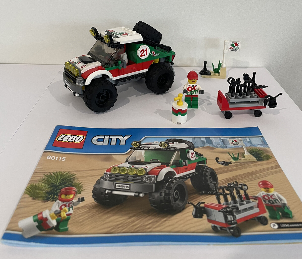LEGO CITY 60025 Grand Prix Truck & LEGO CITY 60115 4x4 Off Roader | eBay