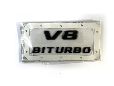 Mercedes-AMG Schriftzug Typo "V8 BITURBO" schwarz - A4638175000 - W463 ...