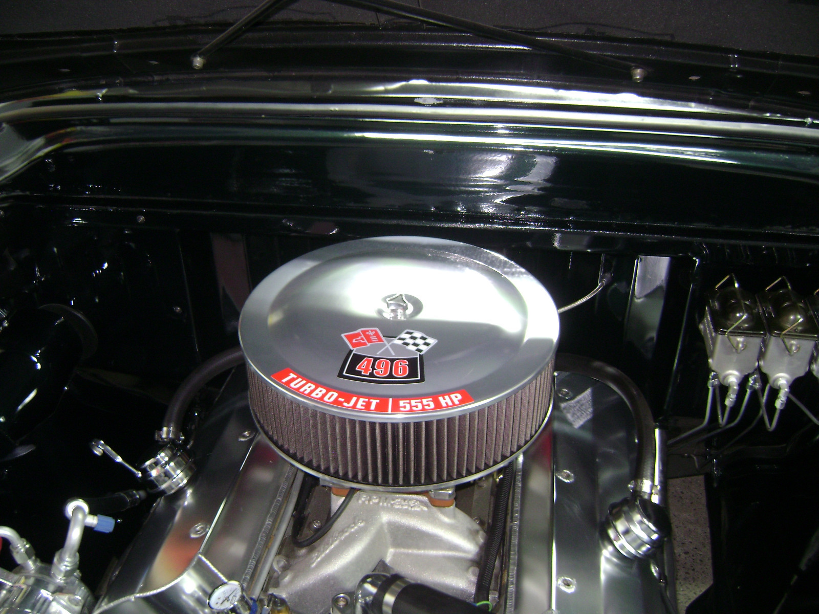 BB or SB Turbo-Jet or Turbo-Fire-AIR CLEANER DECAL Set•Any CID•Any HP ...