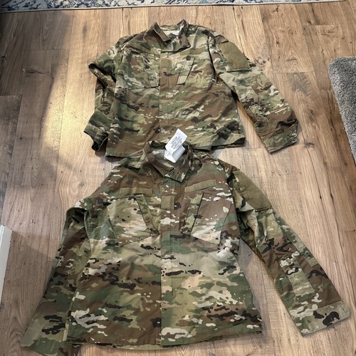 NWT Coat Army Combat Uniform OCP Multicam Large Reg Full Zip Camo Nylon ...