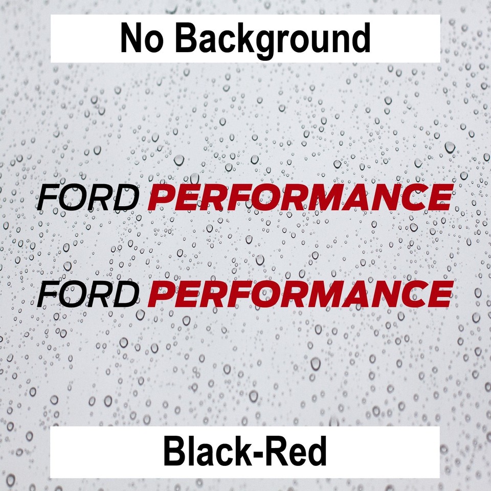 2pcs FORD PERFORMANCE Decal Automotive Vinyl Stickers for Truck Sport ...
