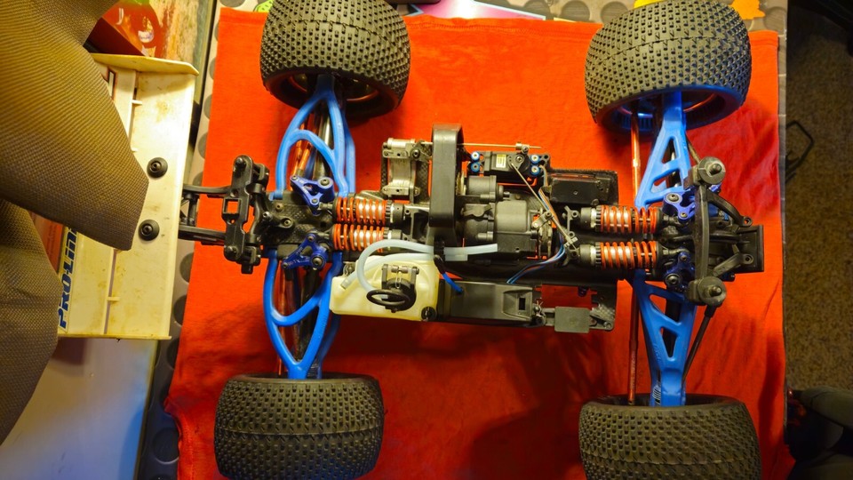 traxxas nitro revo roller vantage chassis rpm upgrades clean 2.5 | eBay
