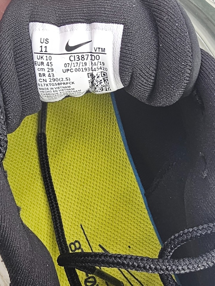 NIKE CI3871-100 AIR MAX MX-720-818 YELLOW/WHITE/BLACK MENS SNEAKERS ...