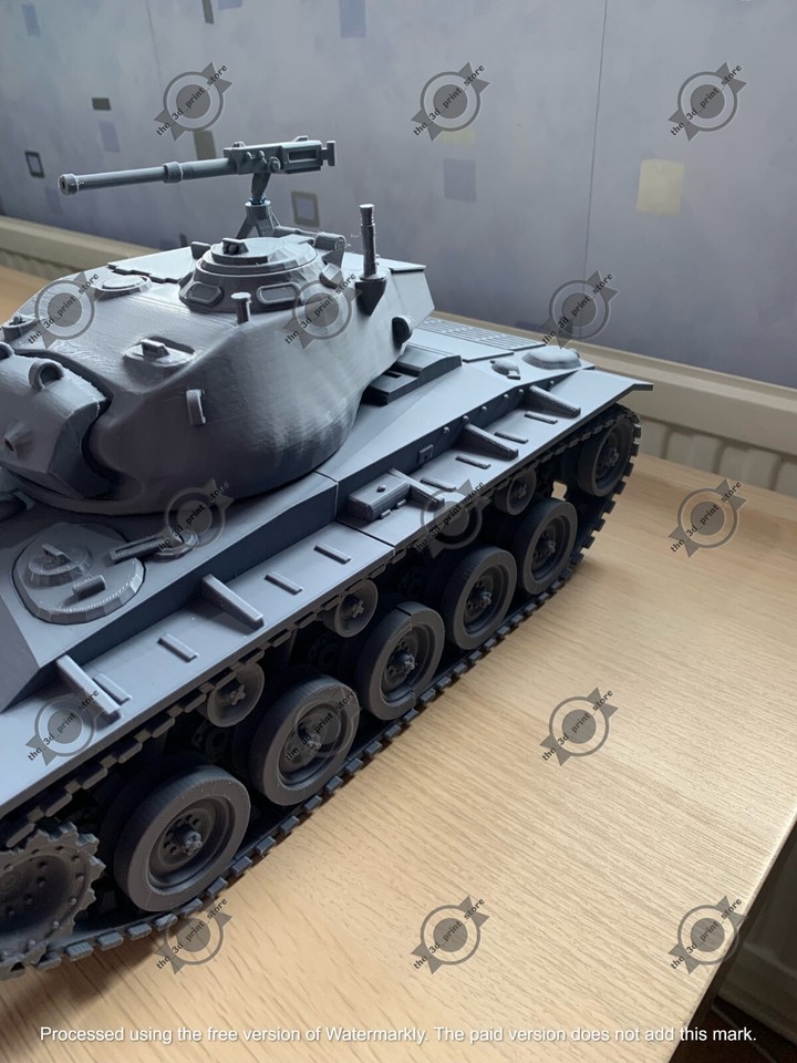 WW2/USA LIGHT TANK M24 CHAFFEE, 3D PRINTED, MANY SCALES AVAILABLE | eBay